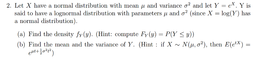 Solved Let X have a normal distribution with mean mu and | Chegg.com