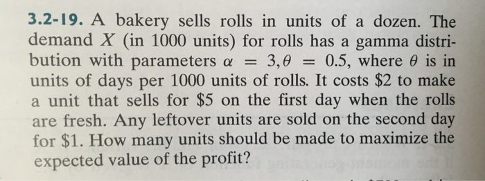 Solved A bakery sells rolls in units of a dozen. The demand | Chegg.com