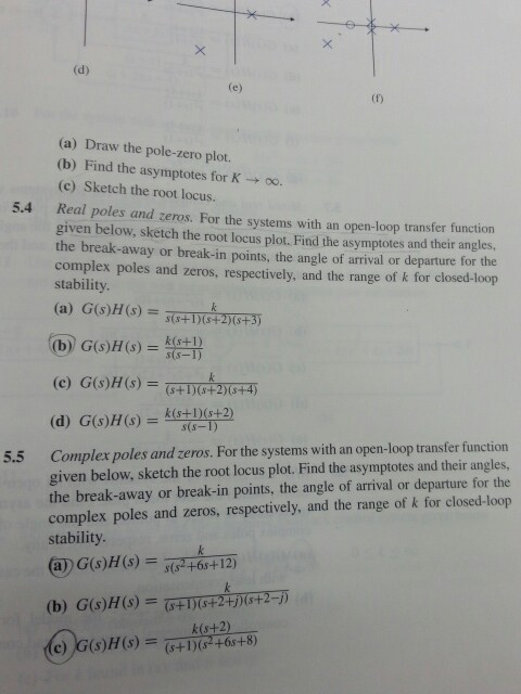 Solved (e) (a) Draw the pole-zero plot. (c) Sketch the root | Chegg.com