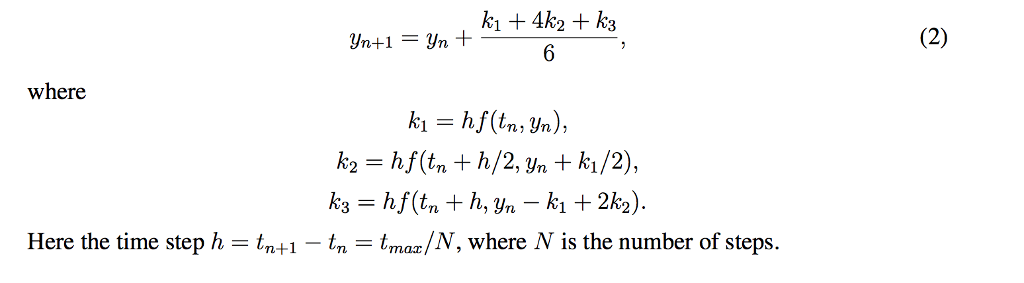 Solved Show that the 3rd order Runge-Kutta scheme given in | Chegg.com