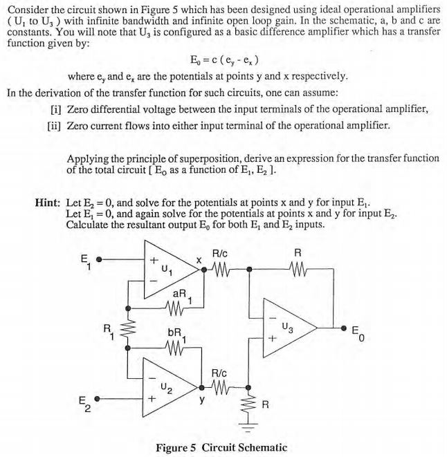 Solved Consider the circuit shown in Figure 5 which has been | Chegg.com