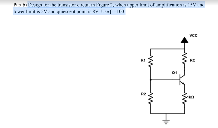 Transistor Quiescent Point at Angela Babcock blog