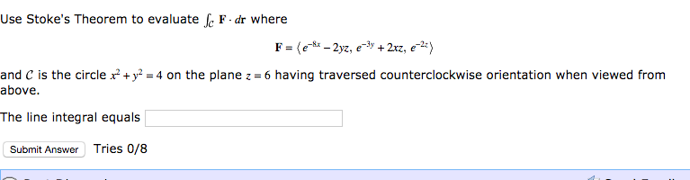 Solved Use Stoke's Theorem to evaluate integral_C F dr where | Chegg.com