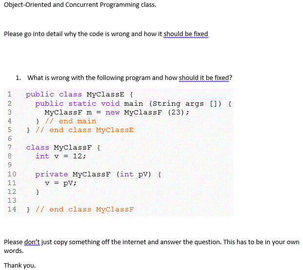 Solved What Is Wrong With The Following Program And How 