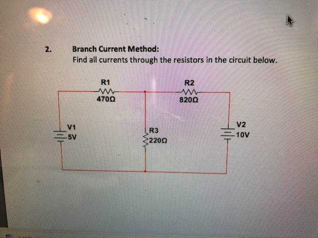 Solved Find all currents through the resistors in the | Chegg.com