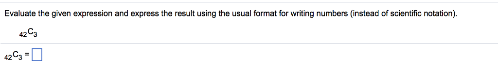 Solved Evaluate the given expression and express the result | Chegg.com