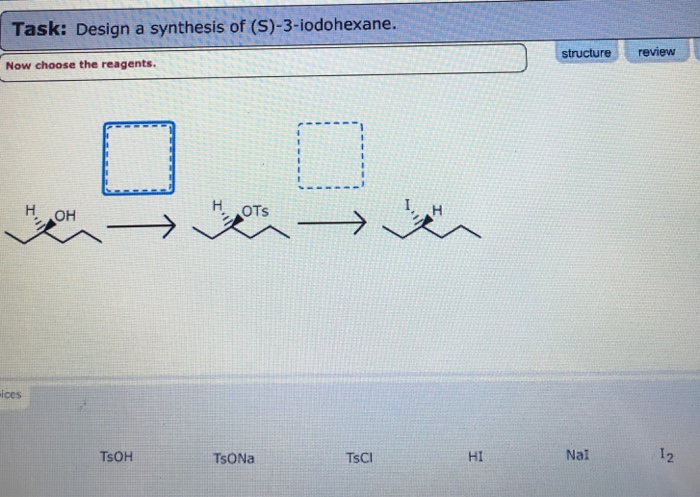 Solved Task: Design a synthesis of (s)-3-iodohexane. Now | Chegg.com