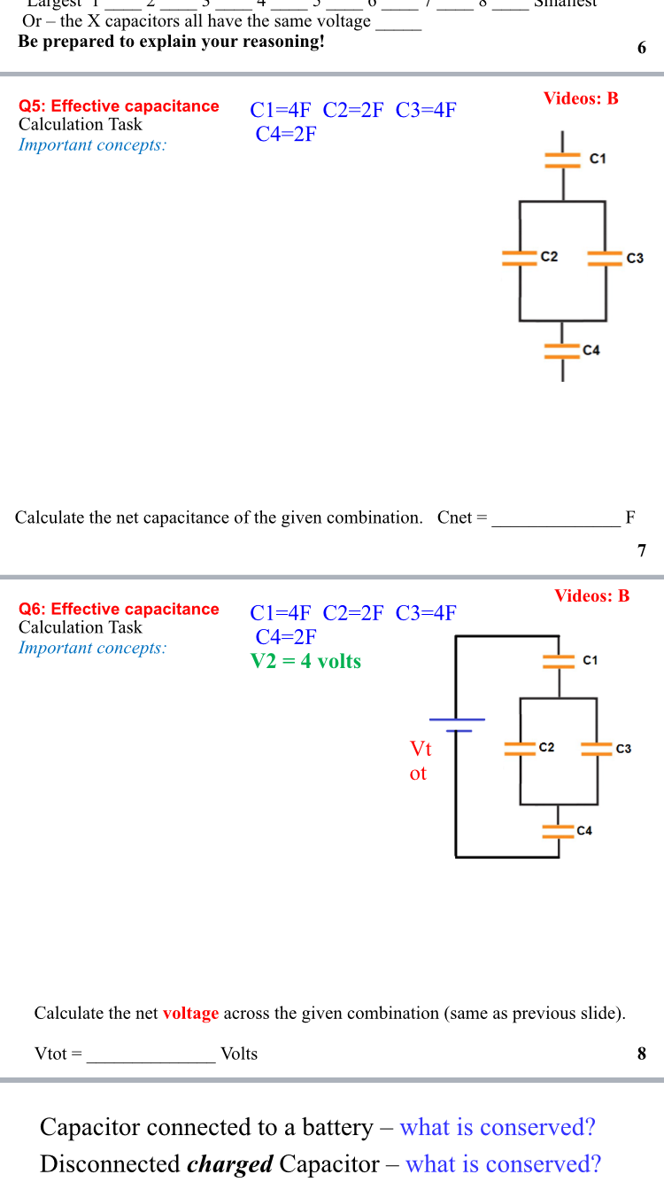Solved Calculate the net capacitance of the given | Chegg.com