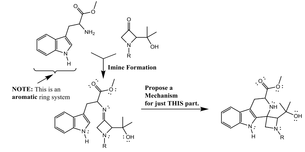 Solved NH2 ?? Imine Formation O: NOTE: This is an aromatic | Chegg.com