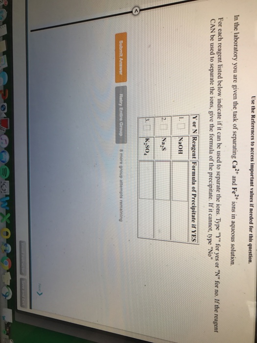 Solved Use the References to access important values | Chegg.com