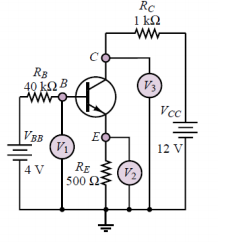 Solved Find operating region of bipolar junction transistor | Chegg.com