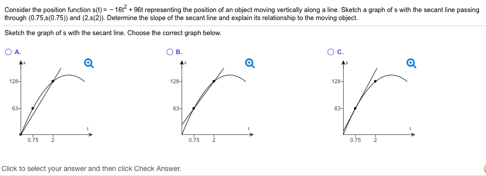 Solved Consider The Position Function S T 1 96t
