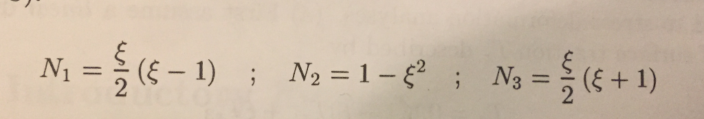 Solved Consider the one-dimensional finite element grid | Chegg.com