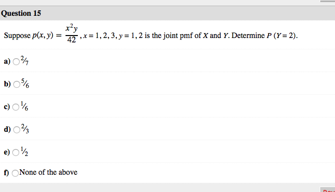 Solved Question 15 Suppose p(x,y) = T , x = 1 , 2, 3, y = 1 | Chegg.com Solved Question 15 Suppose p(x,y) = T , x = 1 , 2, 3, y = 1 | Chegg.com