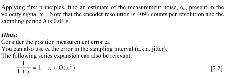 Solved Applying first principles, find an estimate of the | Chegg.com