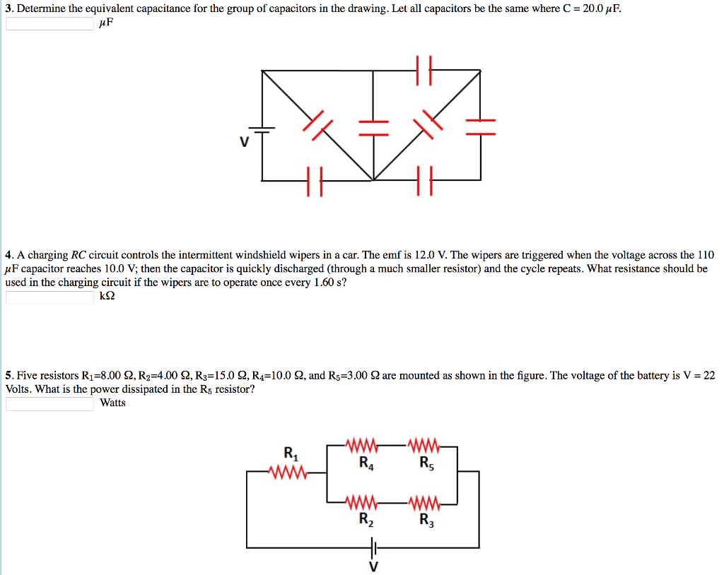 Solved 3. Determine the equivalent capacitance for the group | Chegg.com