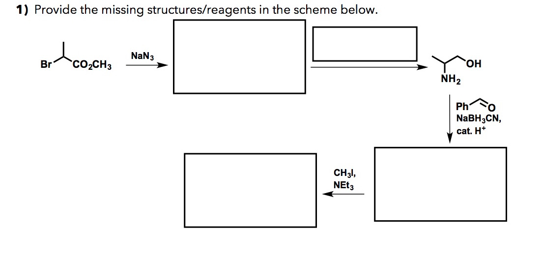 Solved Provide the missing structures/reagents in the scheme | Chegg.com