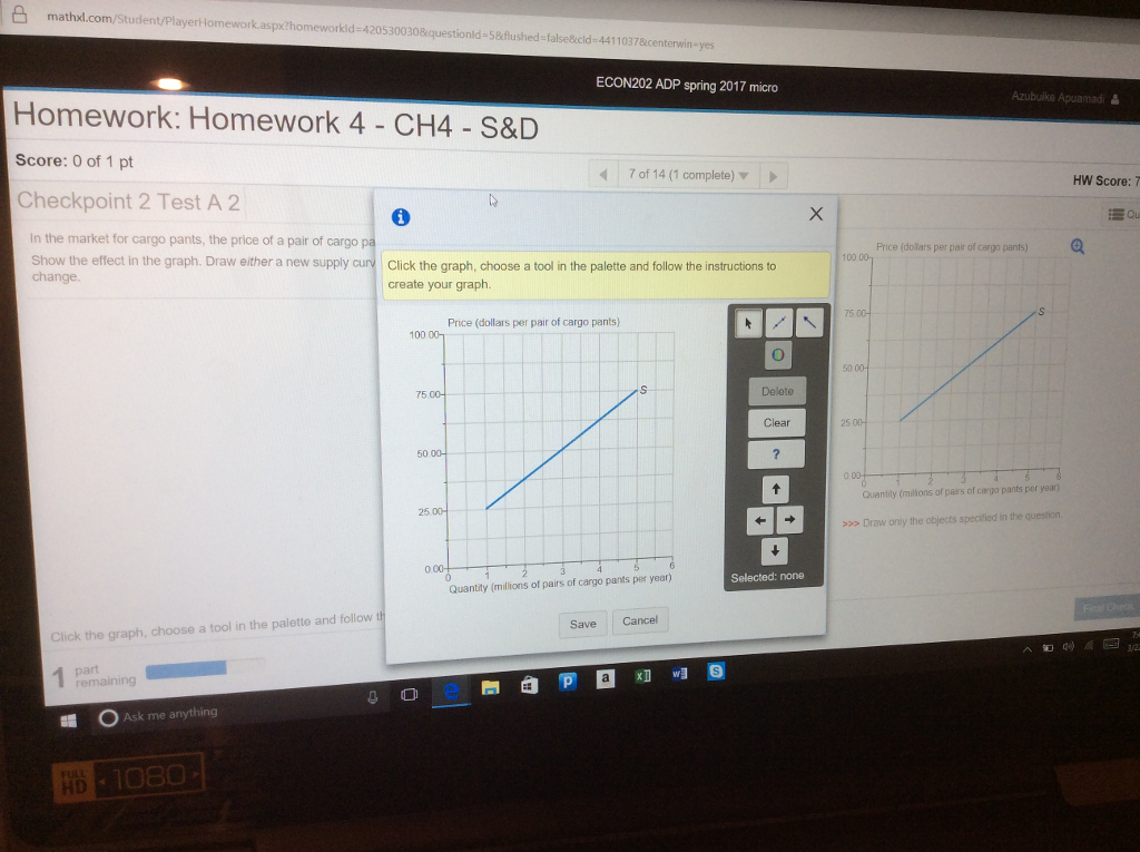 Solved A mathxl.com/student/playerHomework aspx?homeworkid | Chegg.com
