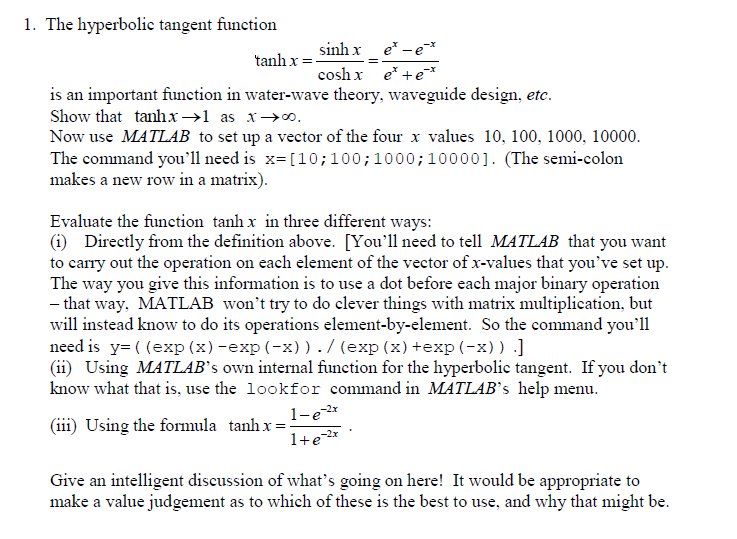 Solved Help, I need to work on this assignment using MATLAB. | Chegg.com