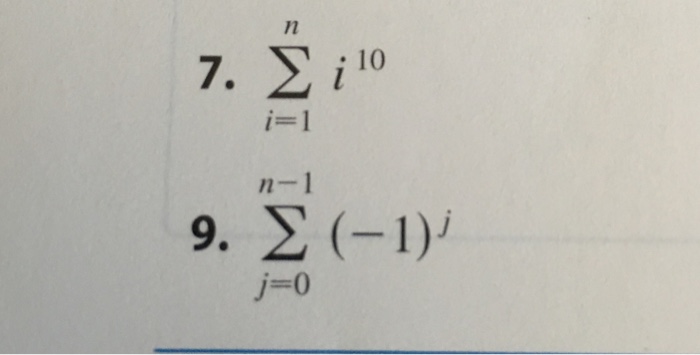 Solved Write the sum in expanded form sigma^n_i=1 i^10 | Chegg.com