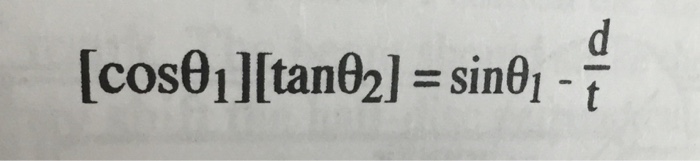 Solved What does the t stand for in this equation? For an | Chegg.com