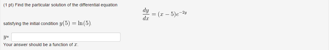Solved Finding the solution to diff equation | Chegg.com