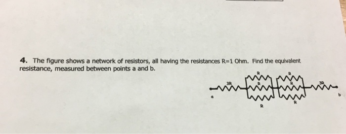 Solved The figure shows a network of resistors, all having | Chegg.com