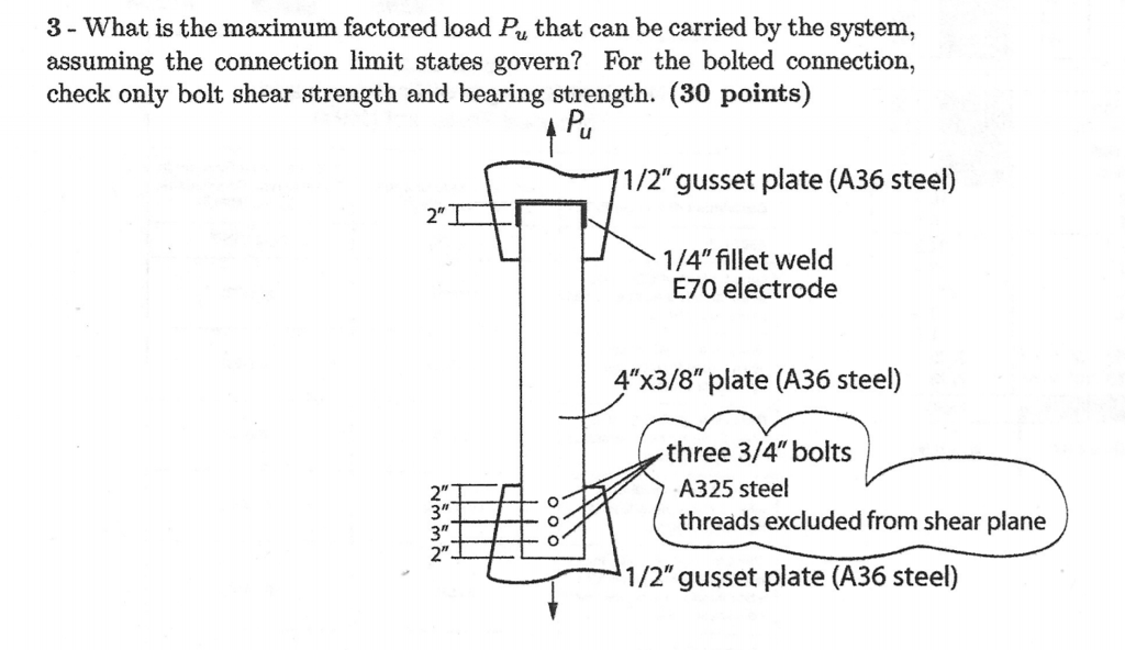 3 What is the maximum factored load Pu that can be | Chegg.com