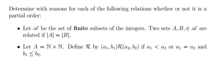 Solved Determine with reasons for each of the following | Chegg.com