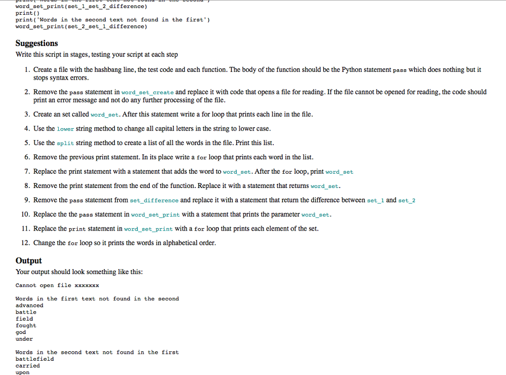 Solved . All scripts must have the hashbang as their first | Chegg.com