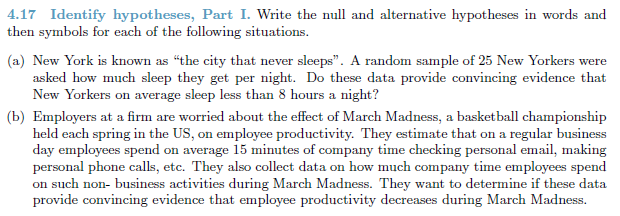 Solved Write the null and alternative hypotheses in words | Chegg.com