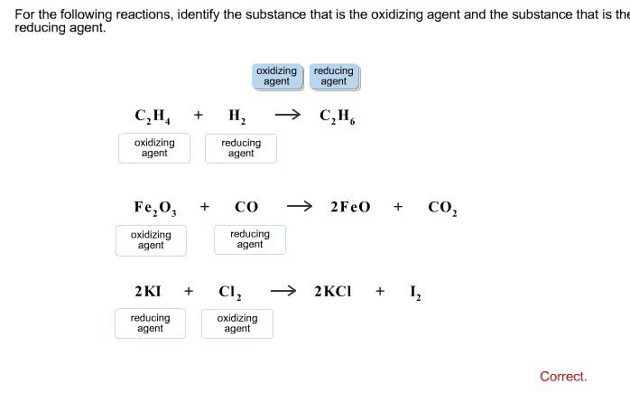 Solved Why is Fe2 O3 the oxidizing agent and CO the reducing | Chegg.com
