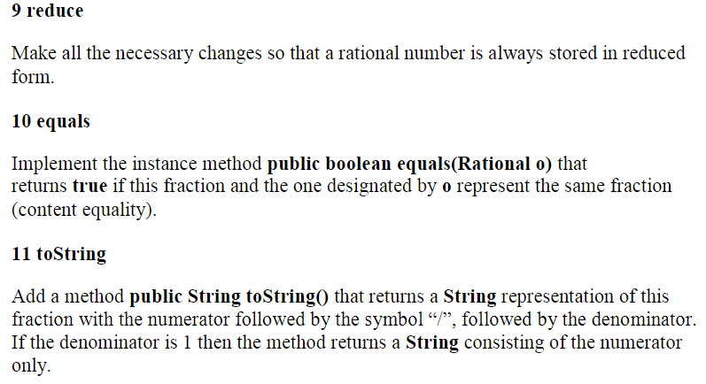 Solved 2 Rational Implement A Class To Represent Rational 