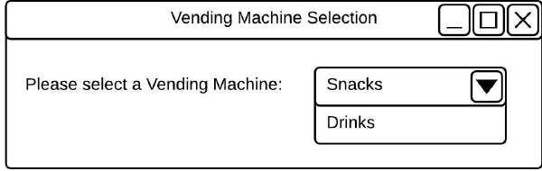 Solved Vending Machine Selection Please select a Vending | Chegg.com