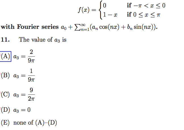 Solved Fourier Transform Hello, Im looking for worked | Chegg.com