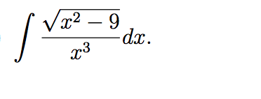 Solved Using the trigonometric substitution to evaluate this | Chegg.com