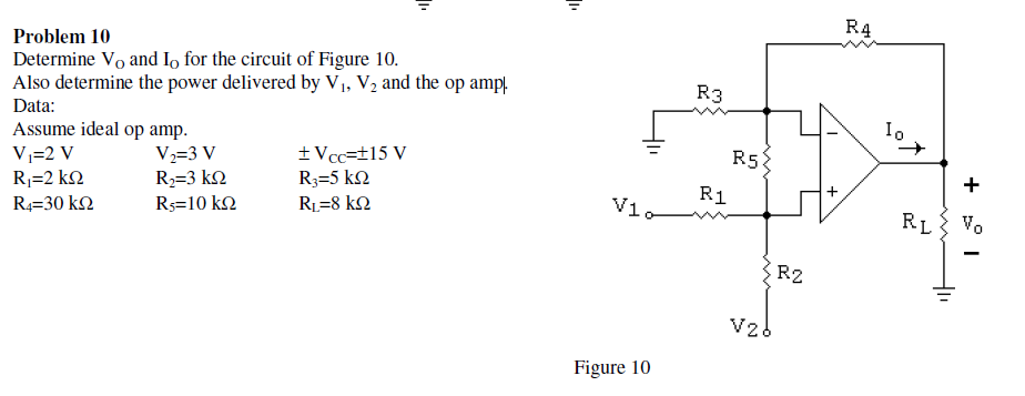 Solved Determine VO and IO for the circuit of Figure 10. | Chegg.com Solved Determine VO and IO for the circuit of Figure 10. | Chegg.com