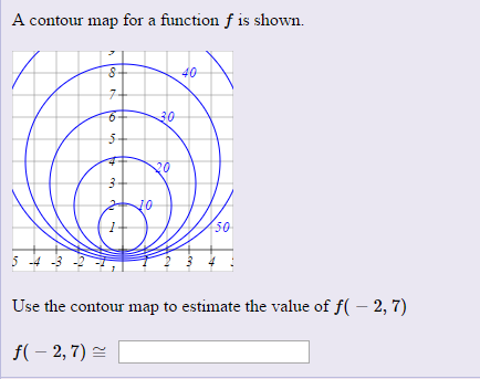 Solved A contour map for a function f is shown. Use the | Chegg.com
