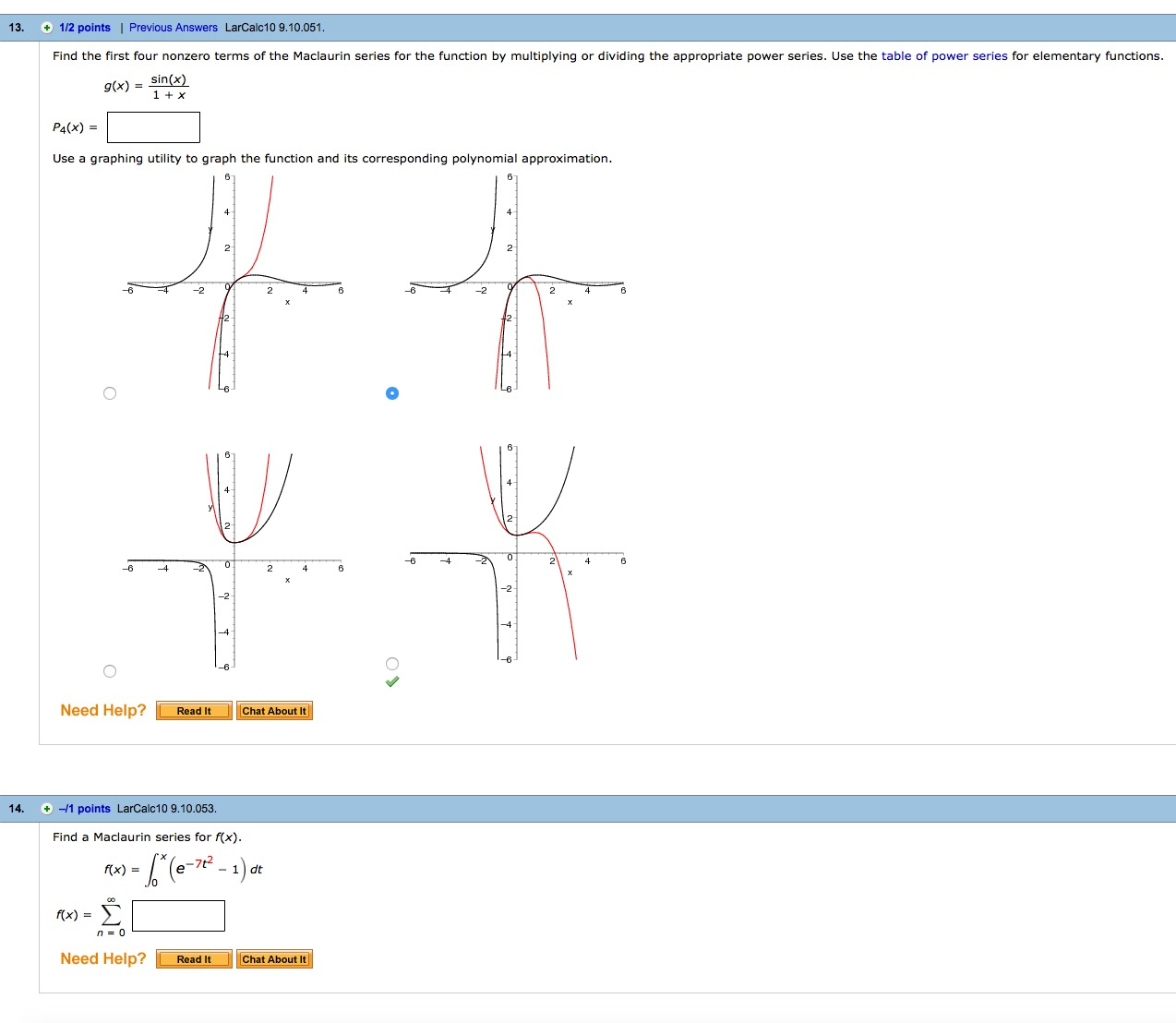 Solved Find the Maclaurin series for the function. | Chegg.com
