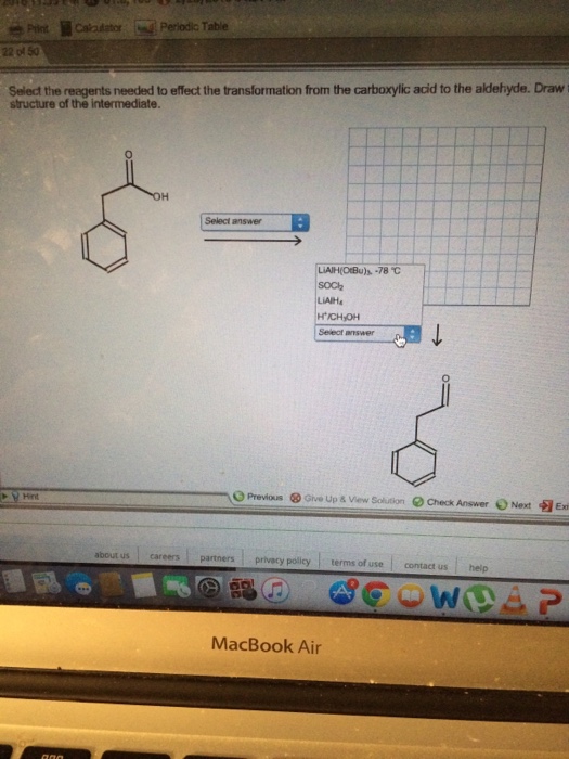 Solved Select the reagents needed to effect the | Chegg.com