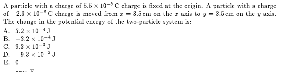 Solved A particle with a charge of 5.5 x 10-8 C charge is | Chegg.com