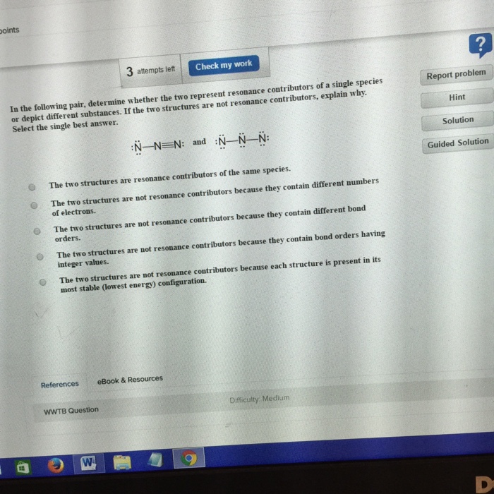 Solved In the following pair, determine whether the two | Chegg.com