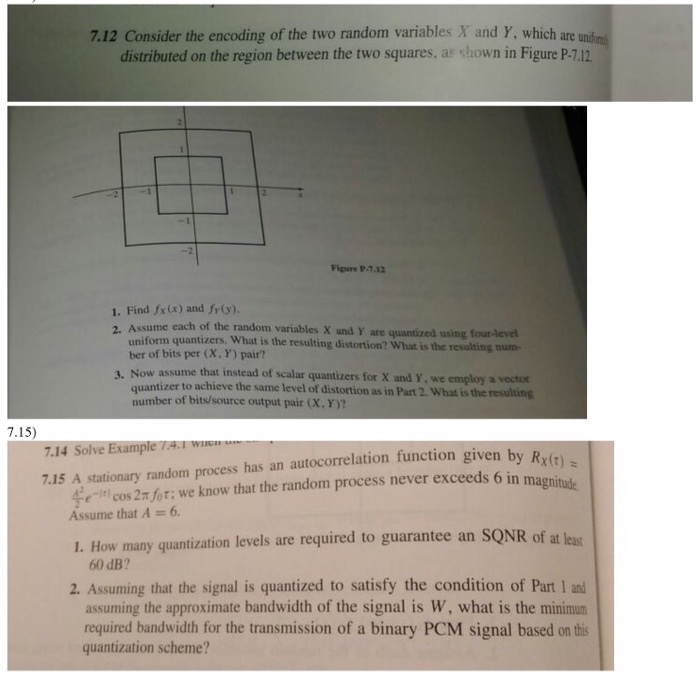 Consider the encoding of the two random variable X | Chegg.com