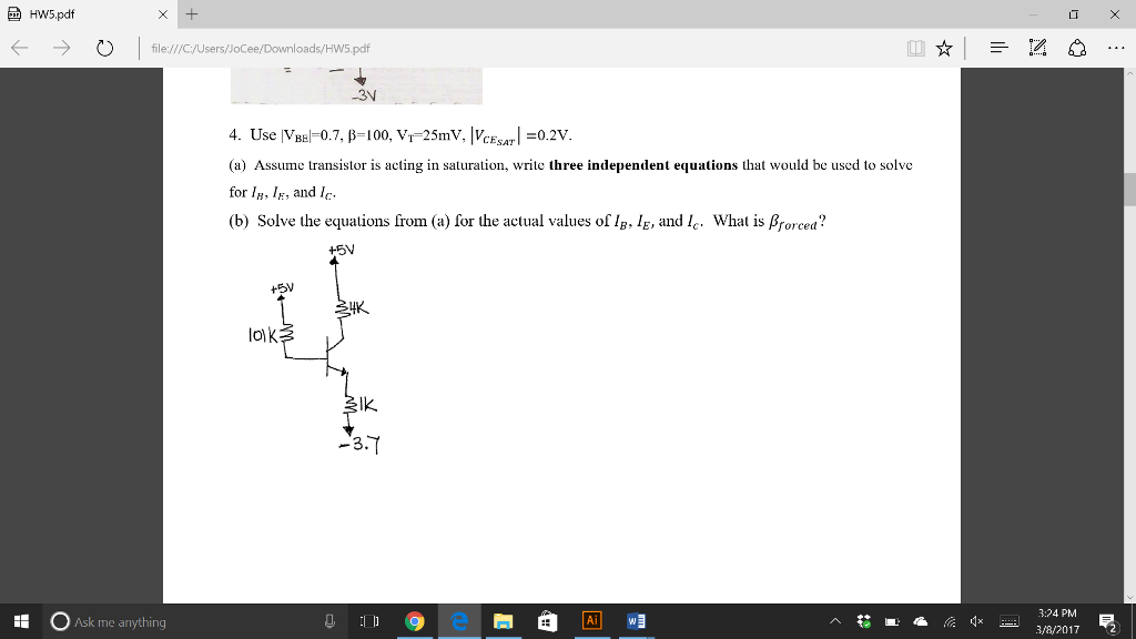 Solved ED Hw5.pdf O file:///C/Users/JoC HW5.pdf ee/Downloads | Chegg.com
