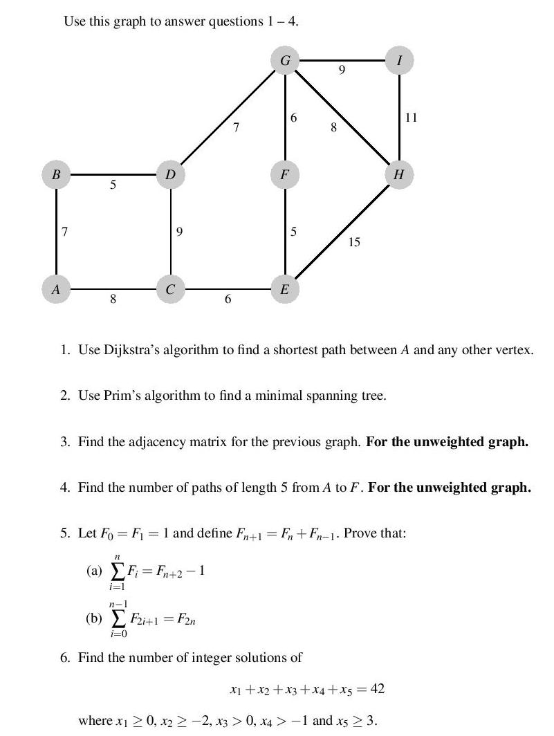 Solved Use this graph to answer questions 1 - 4. Use | Chegg.com
