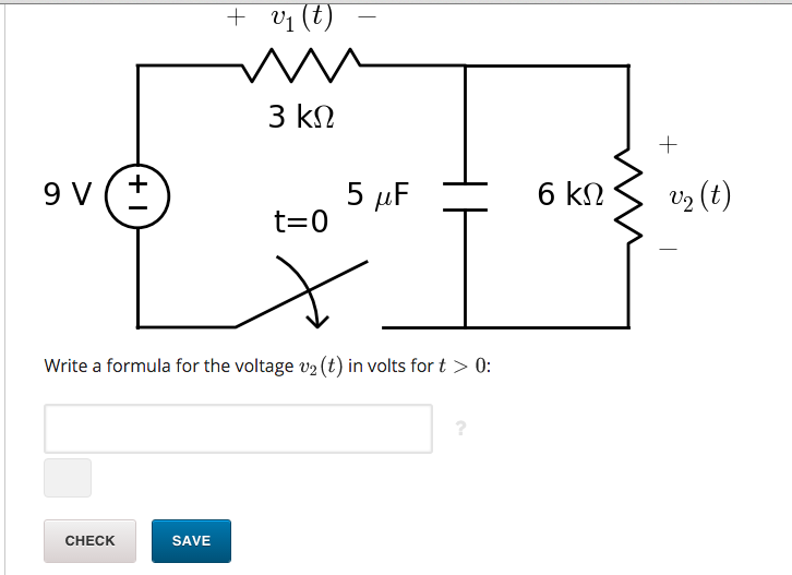 Solved There're two problems about RC circuit with switch: | Chegg.com