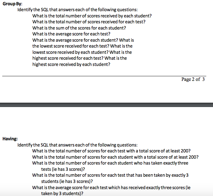Solved To access the SQL Module, go to htt adbc.kennesaw.edu | Chegg.com