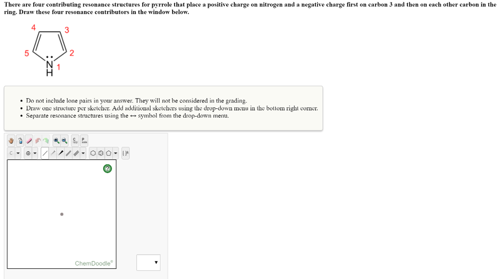 Solved There are four contributing resonance structures for | Chegg.com