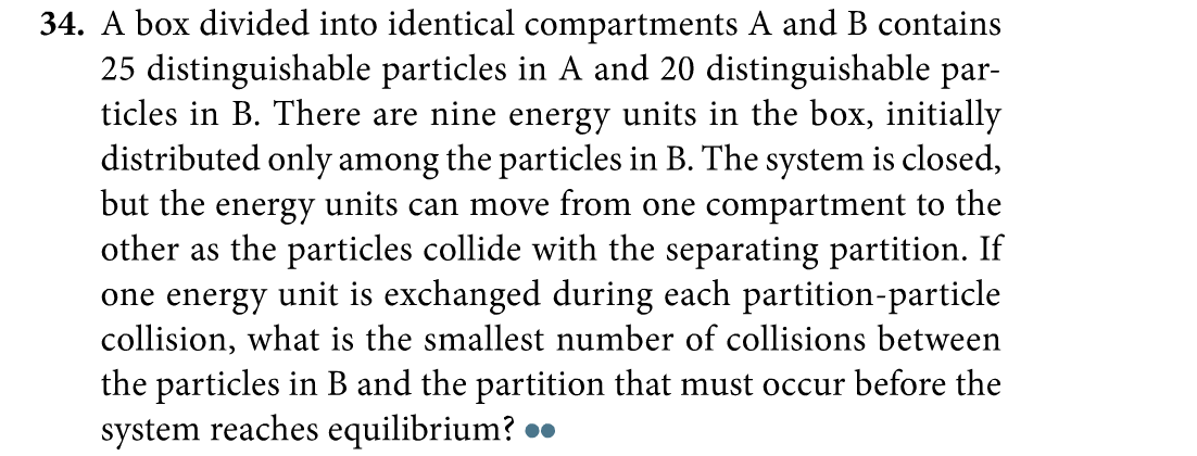 Solved A box divided into identical compartments A and B | Chegg.com