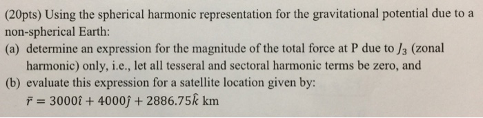 Using the spherical harmonic representation for the | Chegg.com